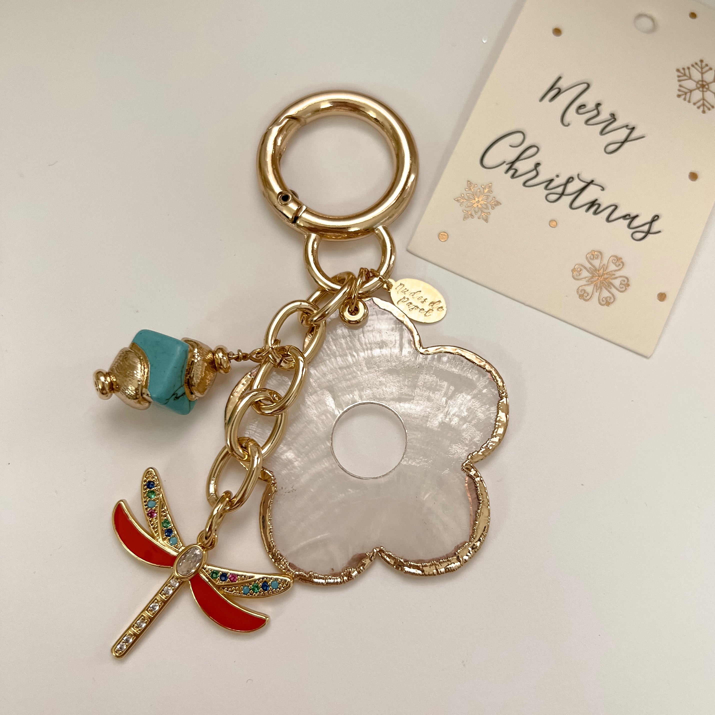 Libélula Keychain – Nudosdepapel